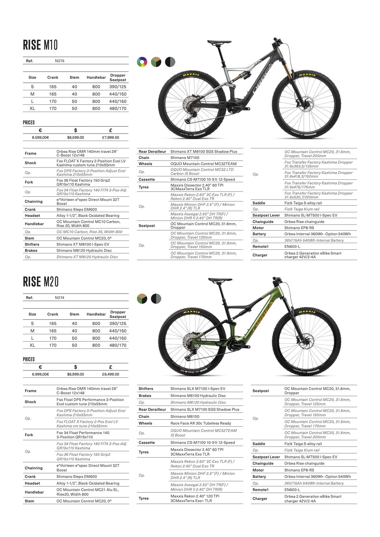 First Look - 2023 Orbea Rise - Mountain Bike Press Release - Vital MTB